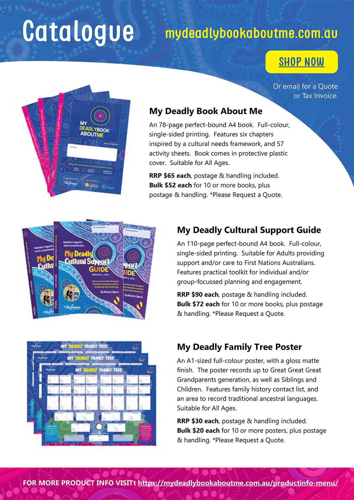 Our Catalogue 2021 – My Deadly Book About Me